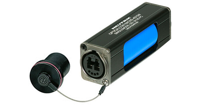 Neutrik opticalCON DUO Coupler LC-Duplex over NAO2S-H1W-A B&H