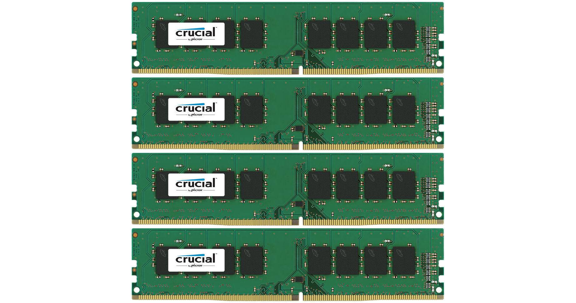 Crucial 64GB DDR4 2400 MHz UDIMM Memory Kit CT4K16G4DFD824A B H crucial-64gb-ddr4-2400-mhz-udimm-memory-kit-ct4k16g4dfd824a-b-h