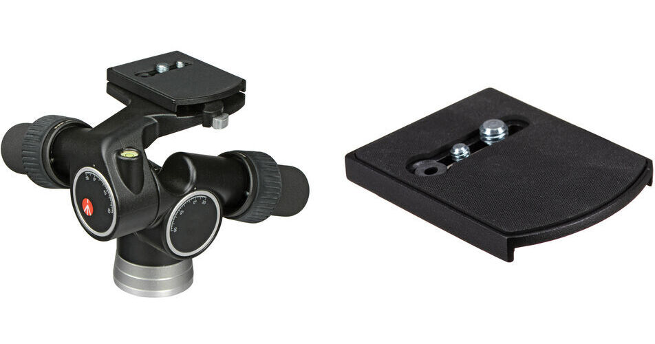 Manfrotto 405 3-Way, Geared Pan-and-Tilt Head Kit with 410PL