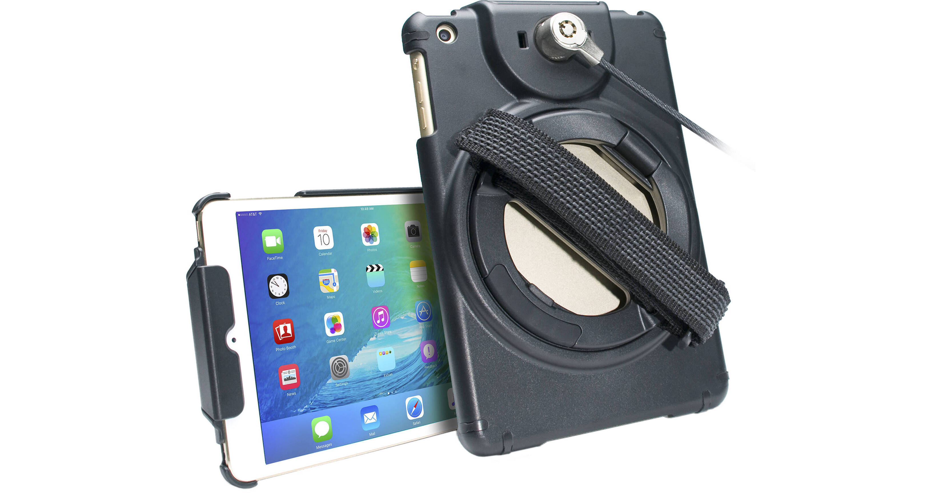 CTA Digital Anti-Theft Case for iPad mini 1/2/3/4 PAD-ACGM B&H