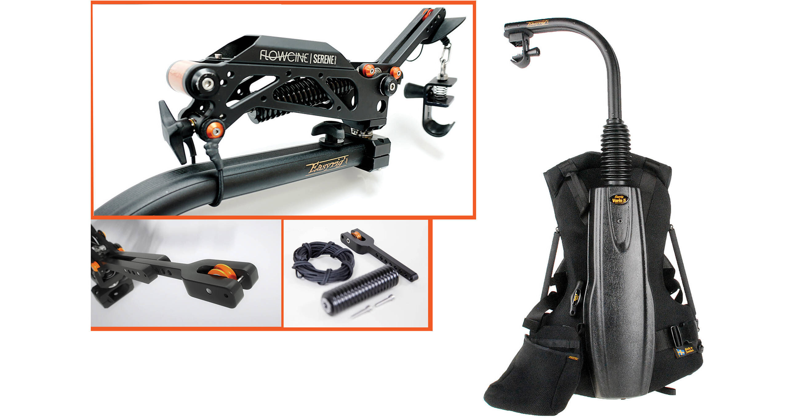 Easyrig ERIG-V-GR-SE-EXT Vario 5 with FLOWCINE ERIG-V-GR-SE-EXT