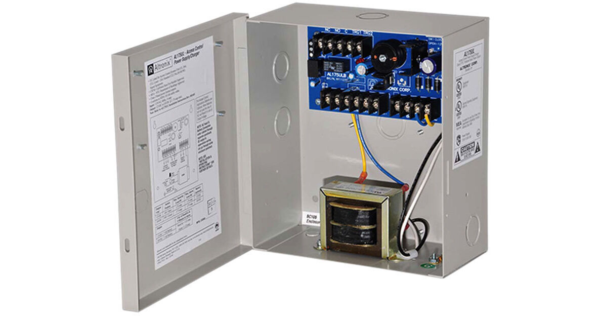 ALTRONIX AL175UL 115VAC Power Supply/Charger for Access AL175UL