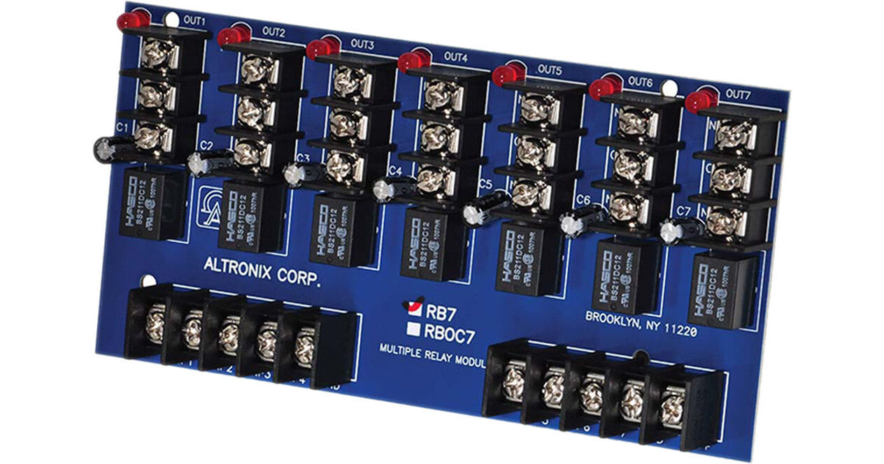 ALTRONIX Ultra Sensitive 7-Output Relay Module RB7 B&H Photo
