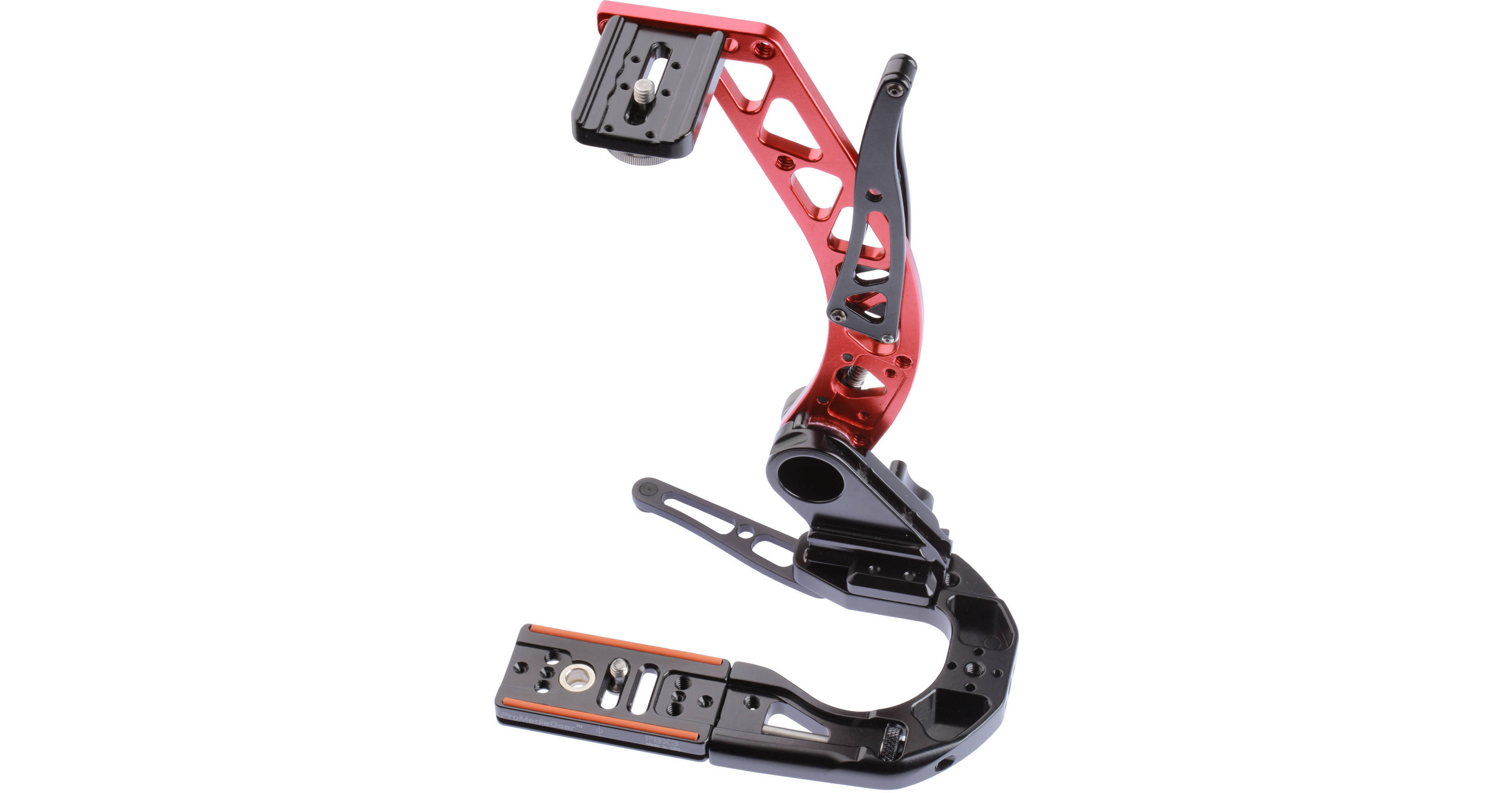 ProMediaGear BBGV2 Boomerang Flash Bracket (Red) BBGV2-PBX3-R