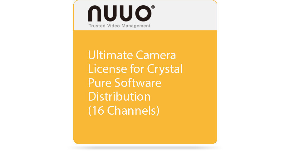NUUO Ultimate Camera 16-Channel License for Crystal