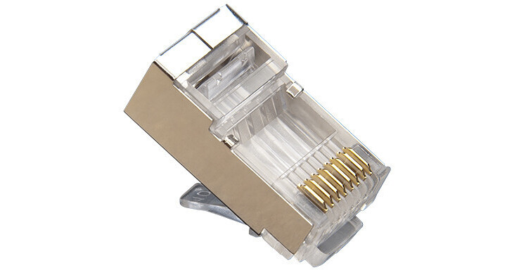 Platinum Tools RJ45 Shielded Crimp-On Ethernet Connector 106182C
