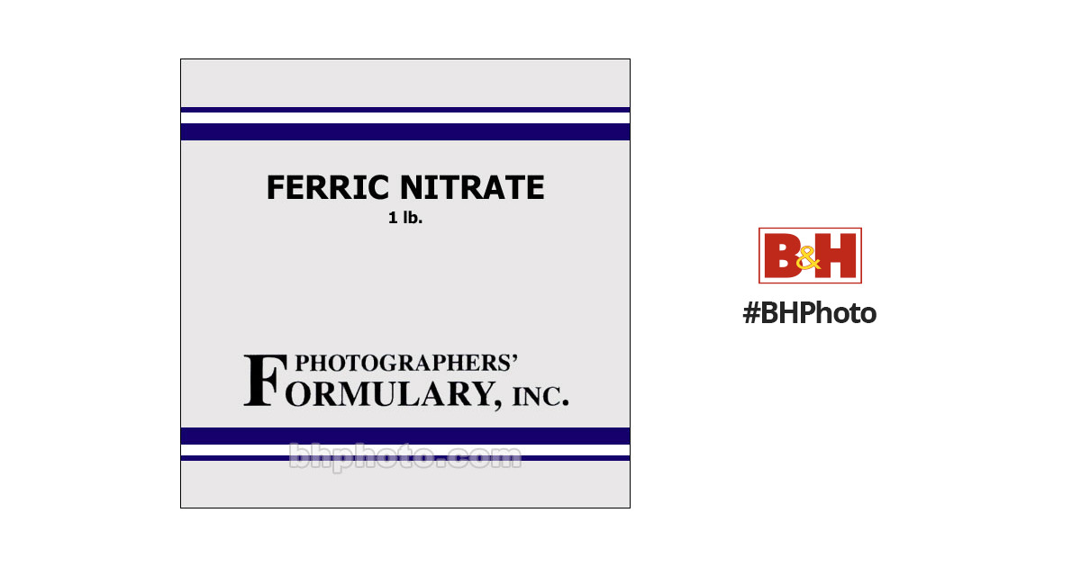Photographers' Formulary Ferric Nitrate - 1 Lb. 10-0525 1LB B&H