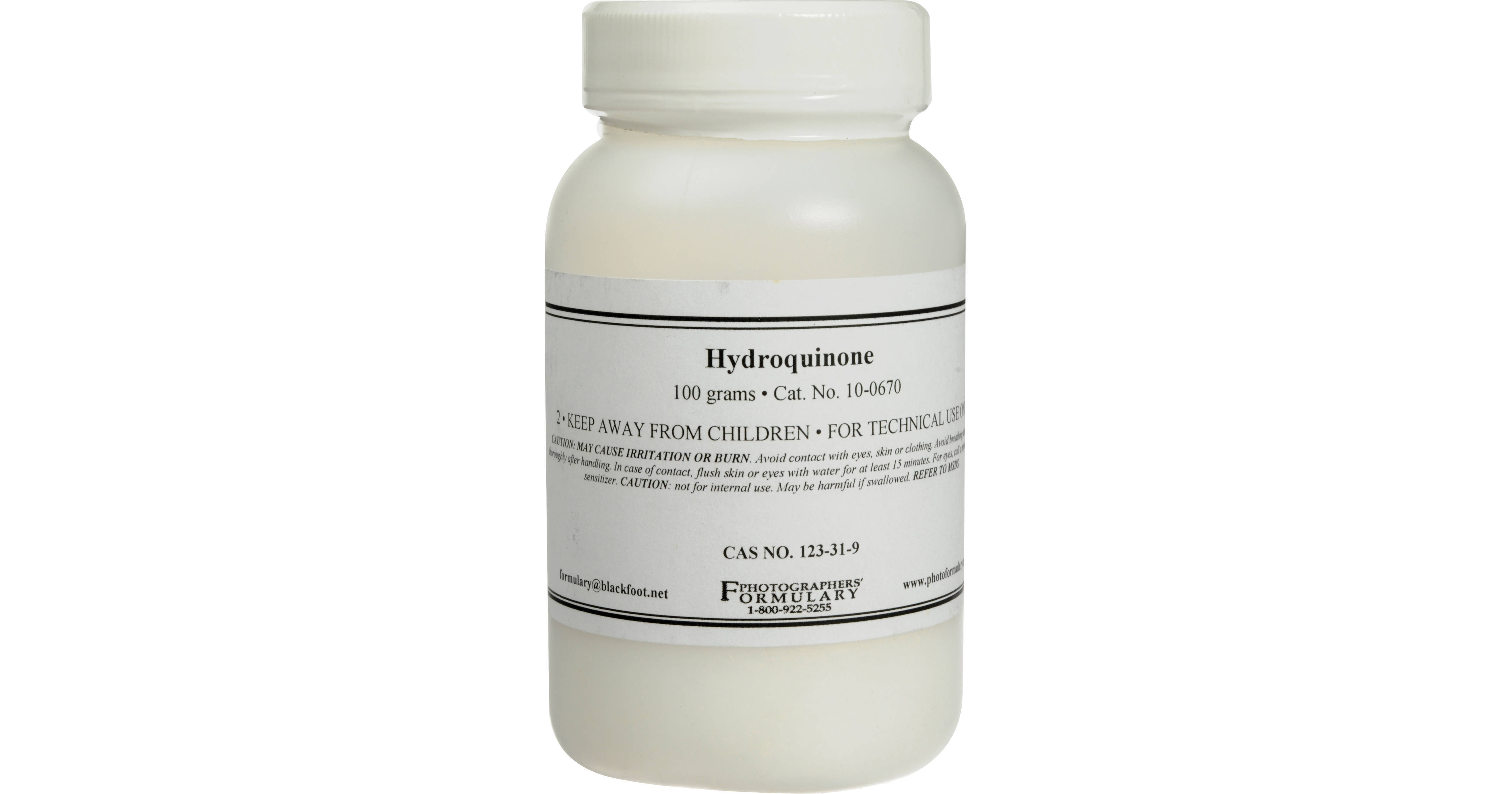 Photographers' Formulary Hydroquinone (100 Grams) 10-0670 100G