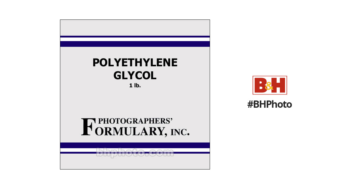 Photographers' Formulary Polyethylene Glycol - 1 Lb. 10-0910 1LB