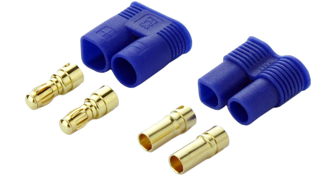 Common Sense RC EC3 Connector (1 Male and 1 Female) EC3-MF-1P