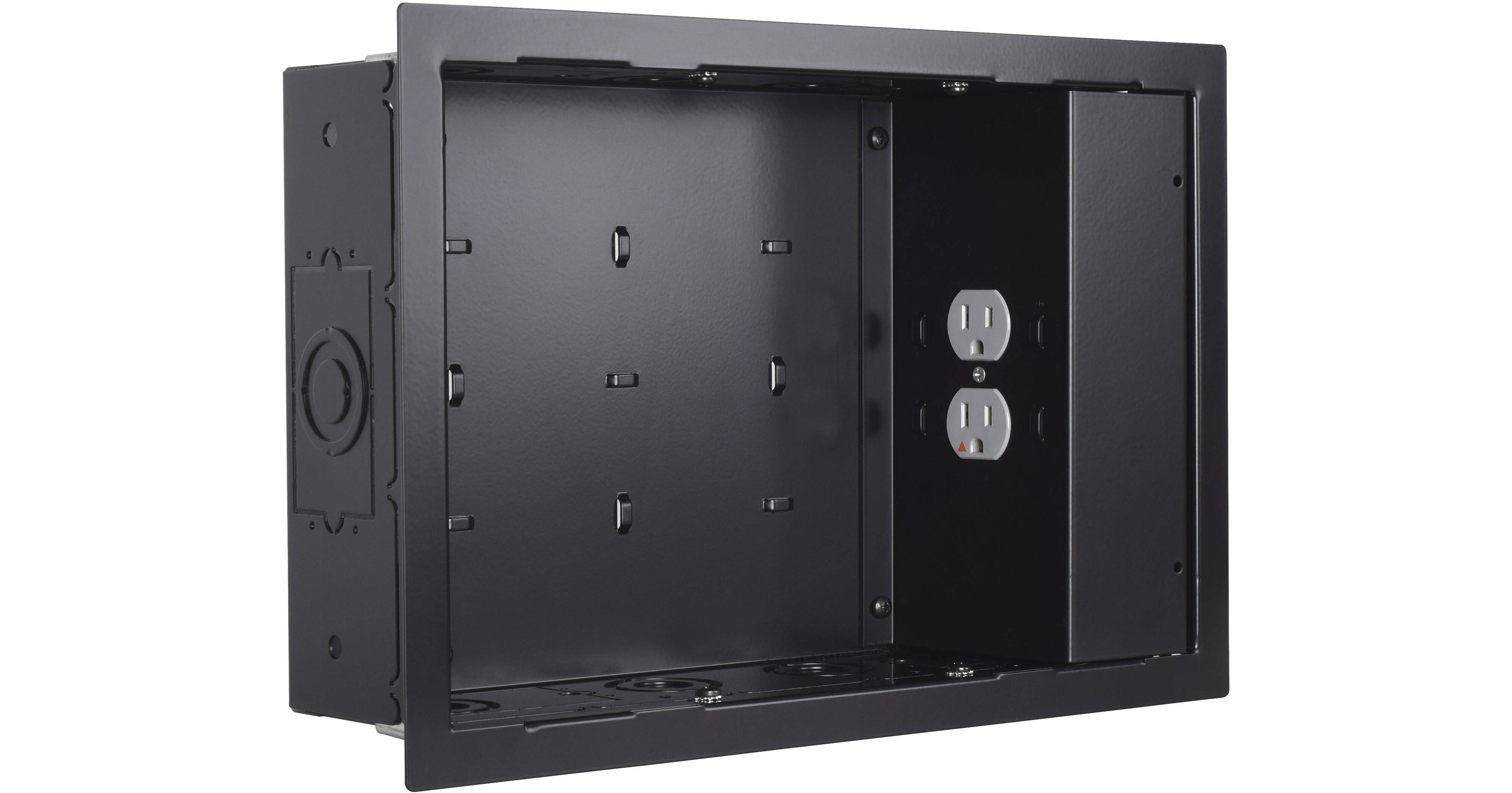 Chief In-Wall Storage Box with 2-Receptacle Filter & PAC525FBP2
