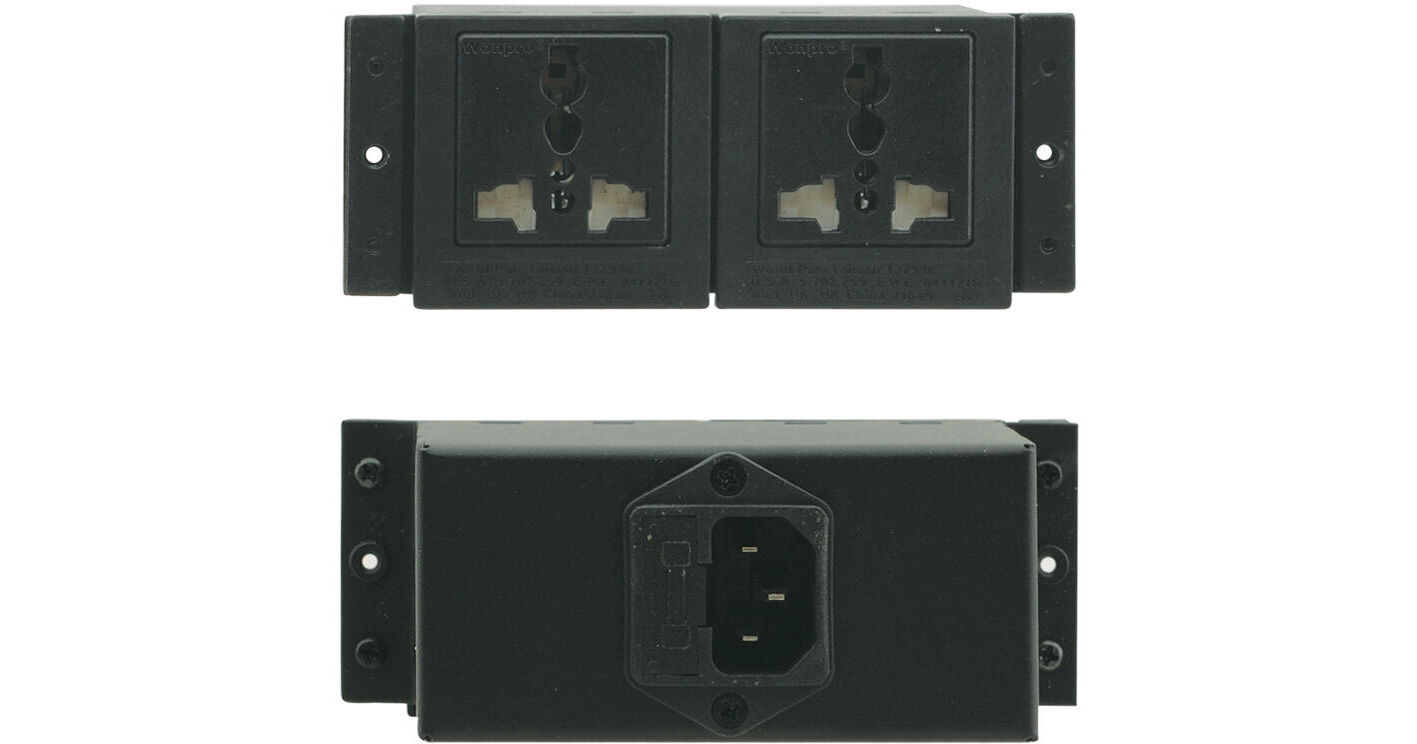 Kramer TBUS Dual Power Socket Module (Universal Outlet) TS-2U