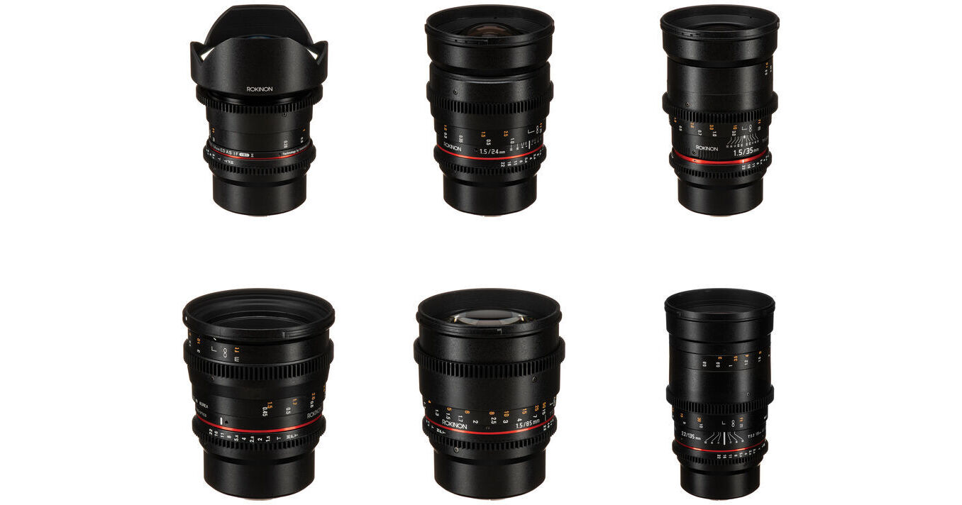 Rokinon Cine DS 6 Lens Kit with MFT Mount B&H Photo Video