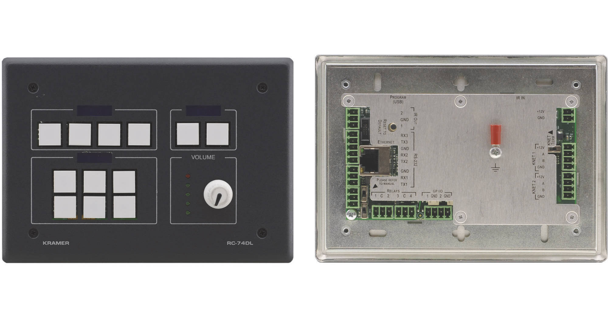 Kramer 12-Button Master Room Controller with Digital RC-74DL(G)