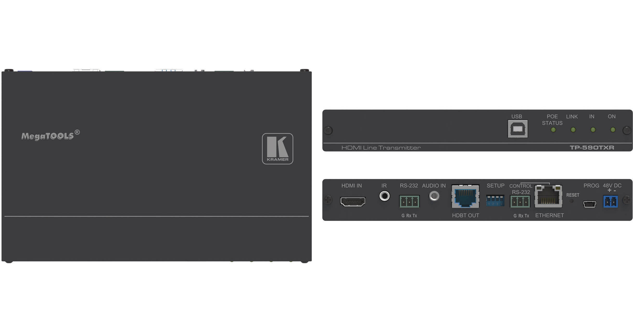 Kramer 4K UHD HDMI/USB/Audio/RS-232 over HDBaseT TP-590TXR B&H