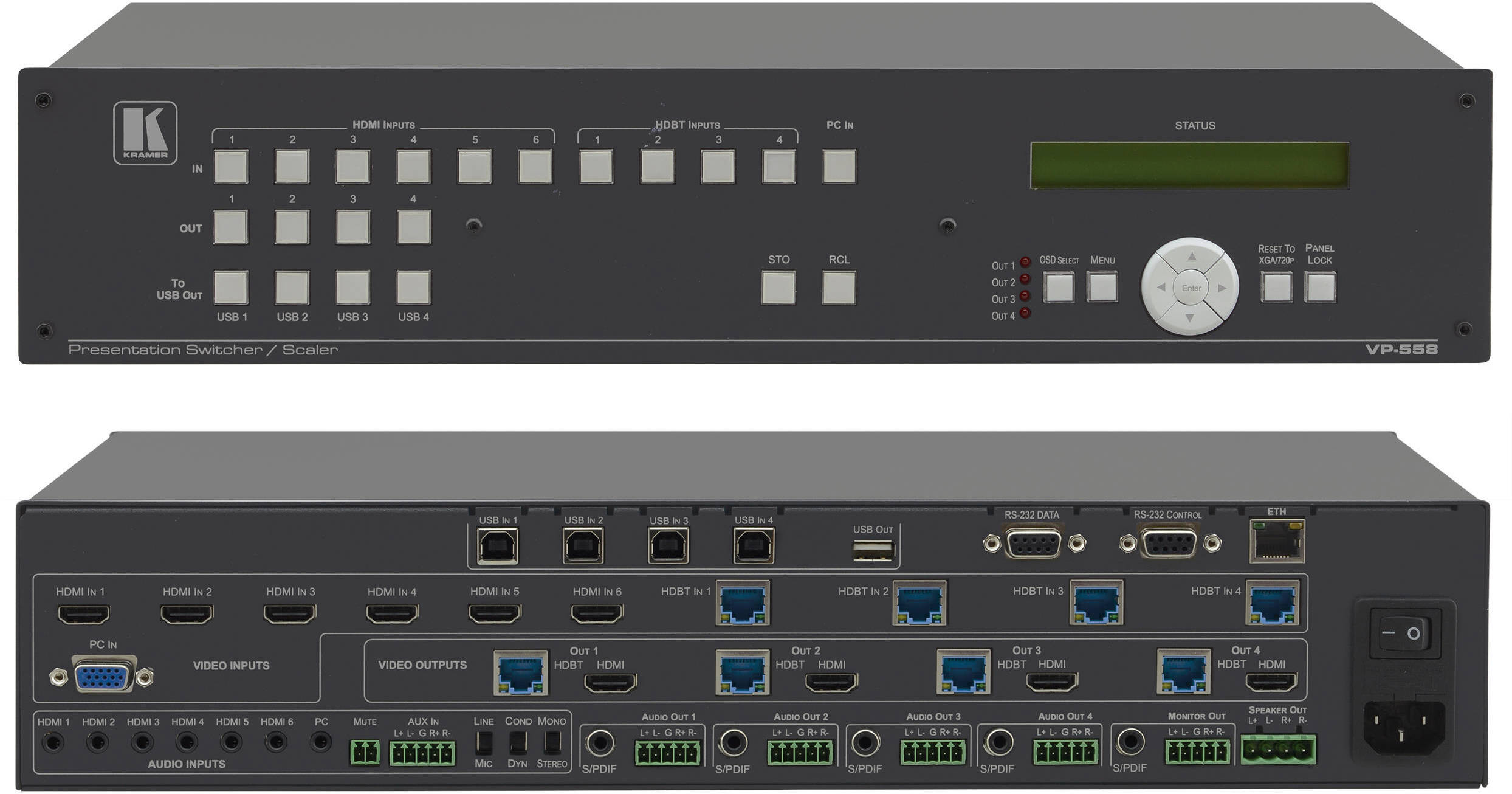 Kramer 11x4:2 Presentation Matrix Switcher & Scaler System