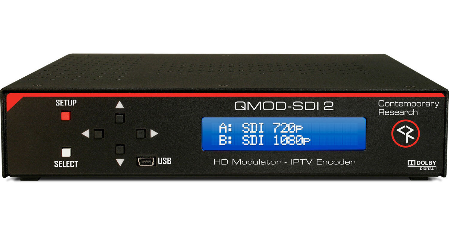 Contemporary Research QMOD-SDI 2 HDTV Modulator and IPTV