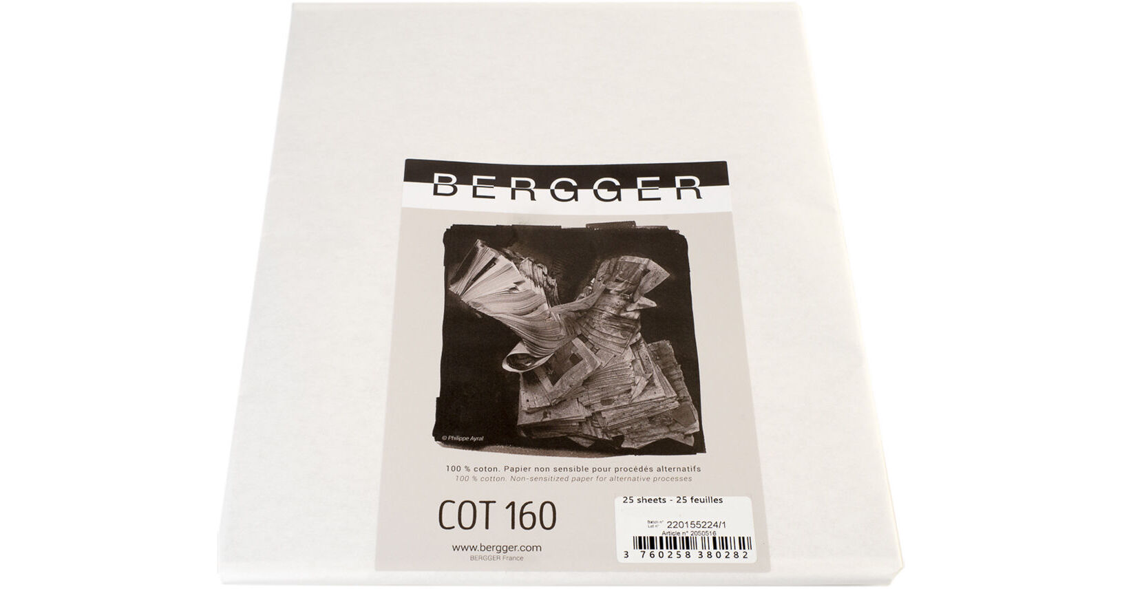 Bergger COT 160 Paper (8 x 10", 25 Sheets) COT160-81025 B&H