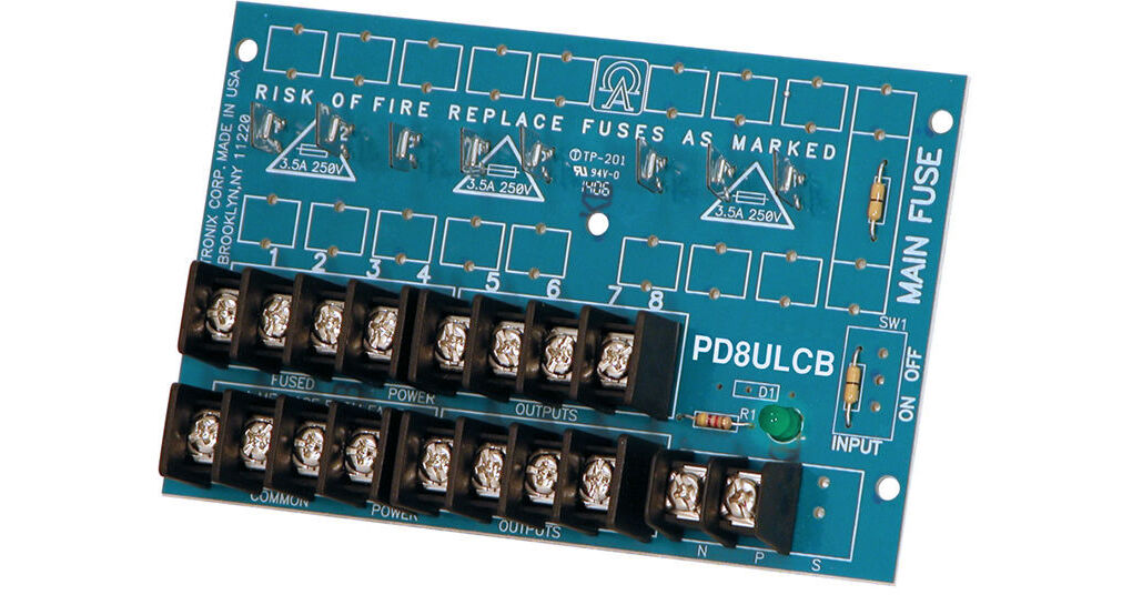 ALTRONIX PD8ULCB UL-Listed Power Distribution Module PD8ULCB B&H