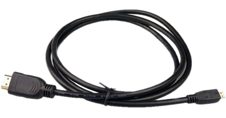 LanParte Micro-HDMI to HDMI Cable (2.5') MICRO-HDMI-80 B&H Photo