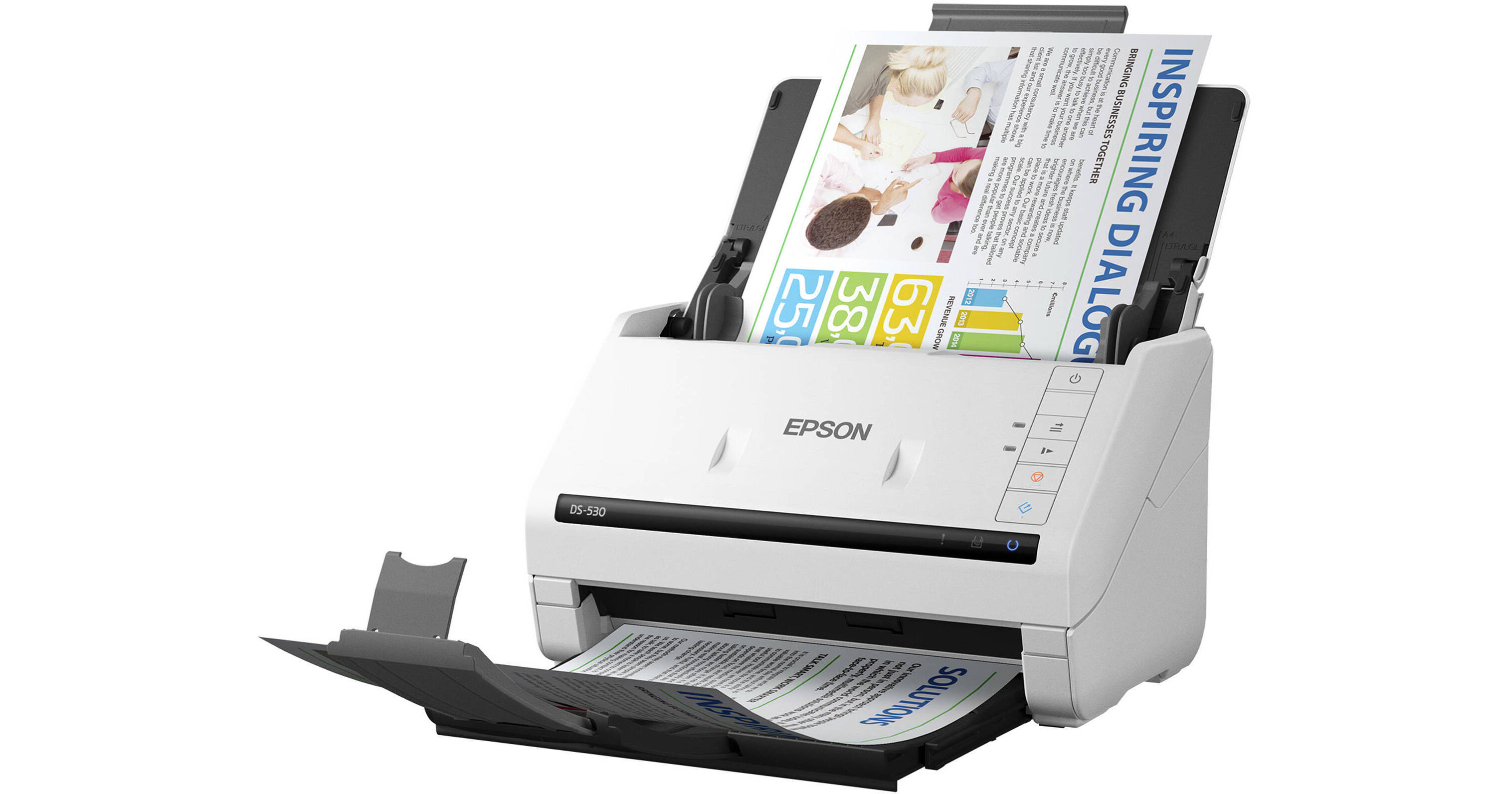 Epson DS-530 Color Duplex Document Scanner B11B236201 B&H Photo