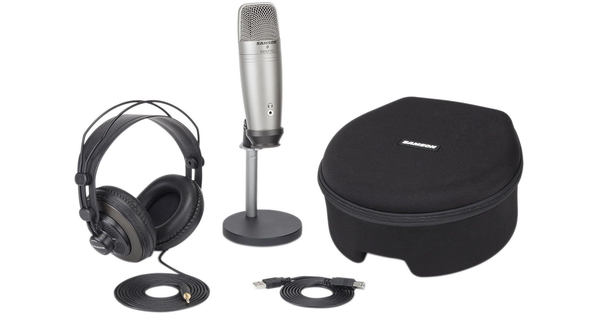 Samson C01U Pro Podcasting Pack (Silver) SAC01UPROPK B&H Photo