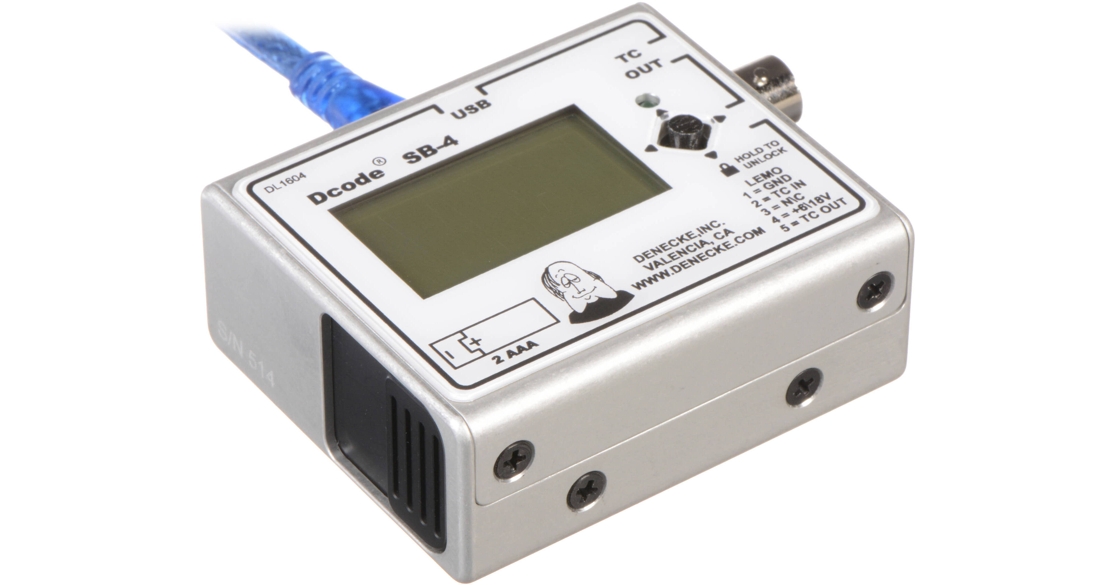 Denecke Dcode SB-4 Syncbox Timecode Generator SB-4 B&H Photo