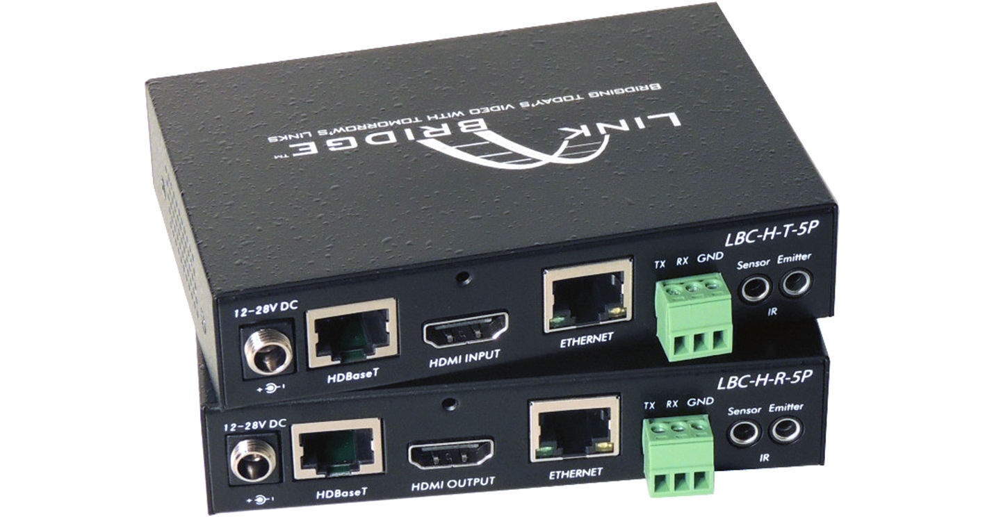 Link Bridge HDBaseT HDMI 5-Play Bidirectional LBC-H-T/R-5P B&H