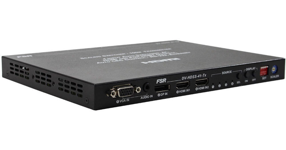 FSR Digital Video 4x1 Scaling Switcher with HDBaseT