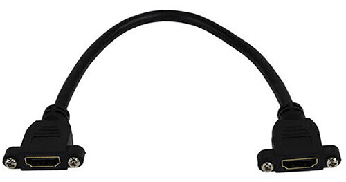FSR HDMI Female to HDMI Female Panel Mount Cable (1') 38156 B&H