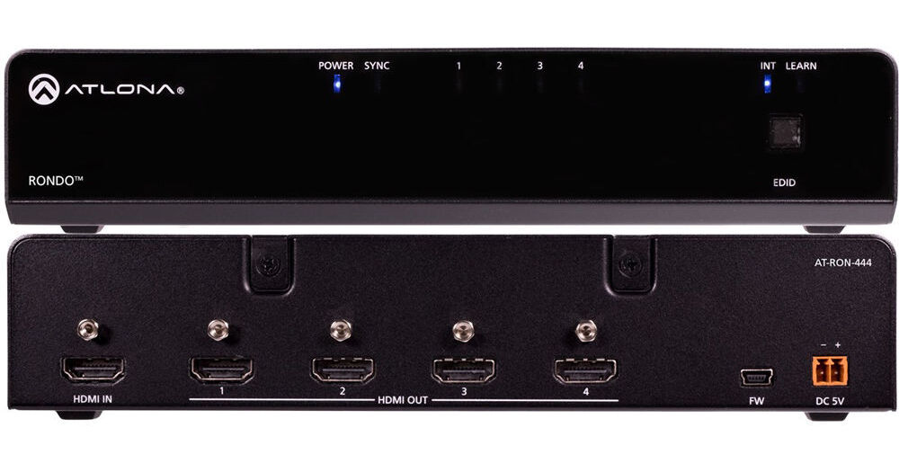Atlona Rondo 444 4K/HDR 1x4 HDMI Distribution Amplifier