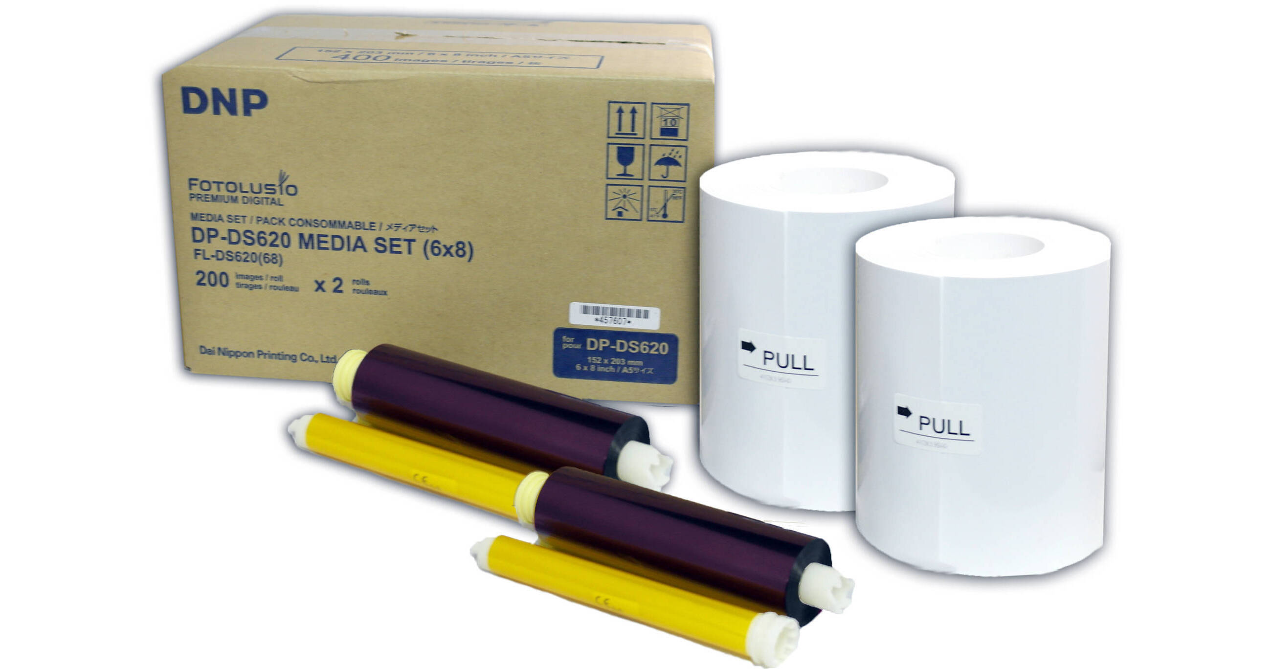 DNP 6 x 8" Triple Strip Media Set for DS620A Printer DS6206X8TS