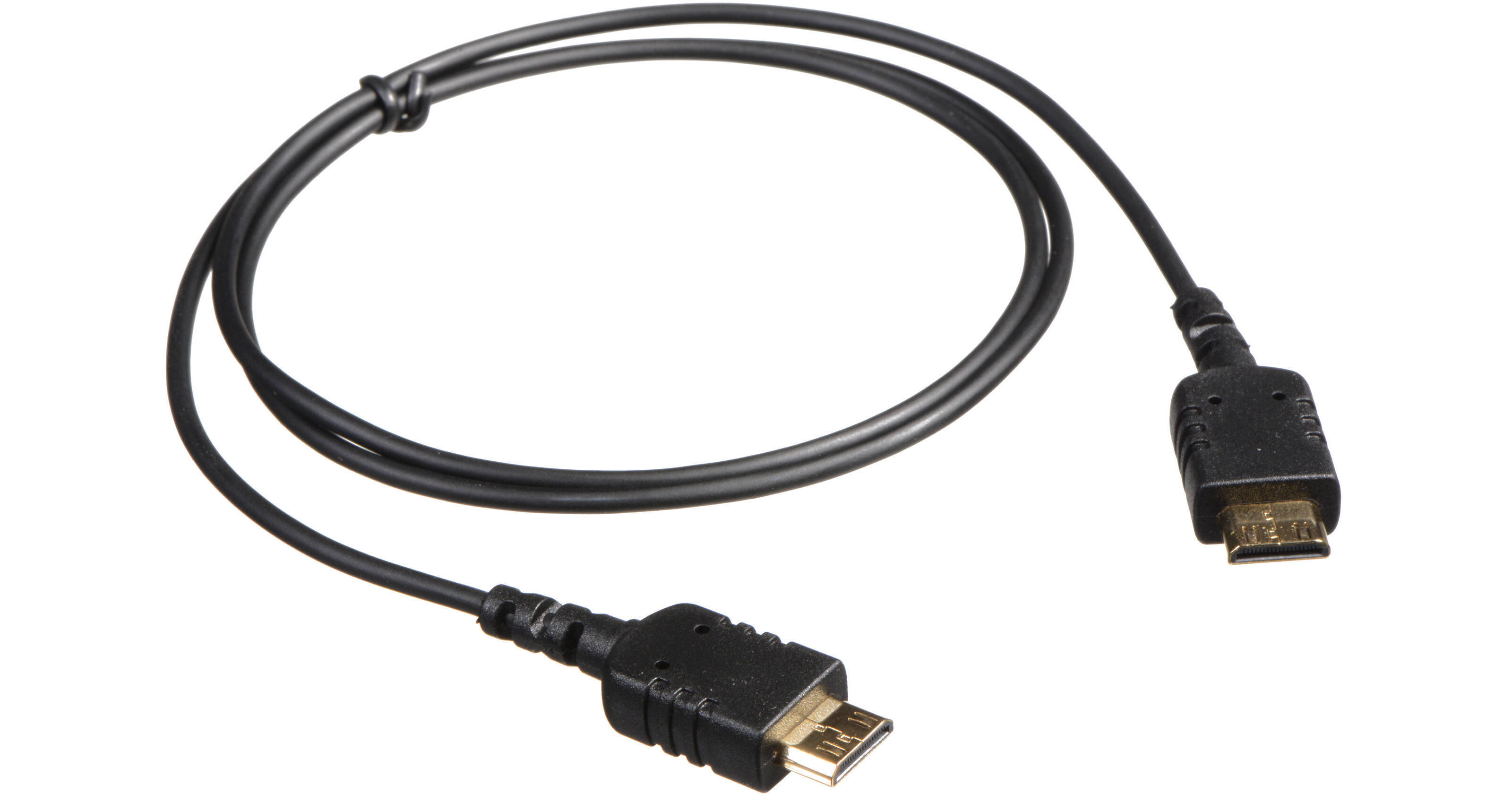 HYPER HyperThin Mini HDMI Cable (2.6') HTMM08-BLACK B&H Photo