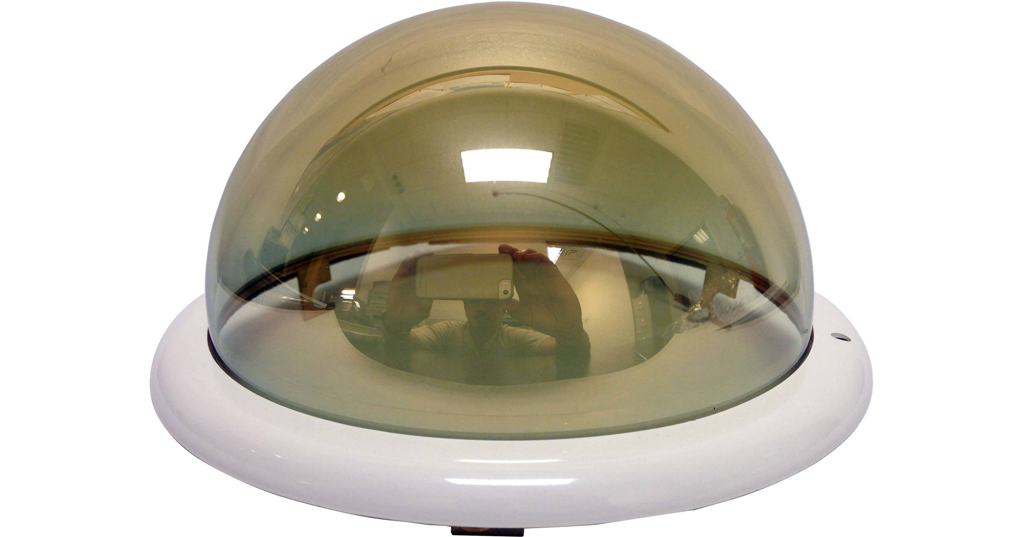 Honeywell Smoked Dome with White Trim Ring for Indoor HDB00D0SW