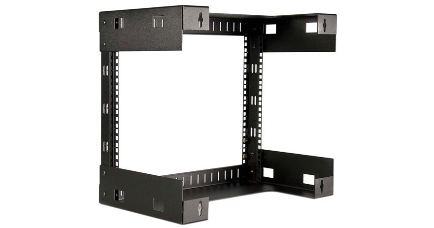 StarTech 8 RU Open-Frame Wall Mount Equipment Rack RK812WALLO