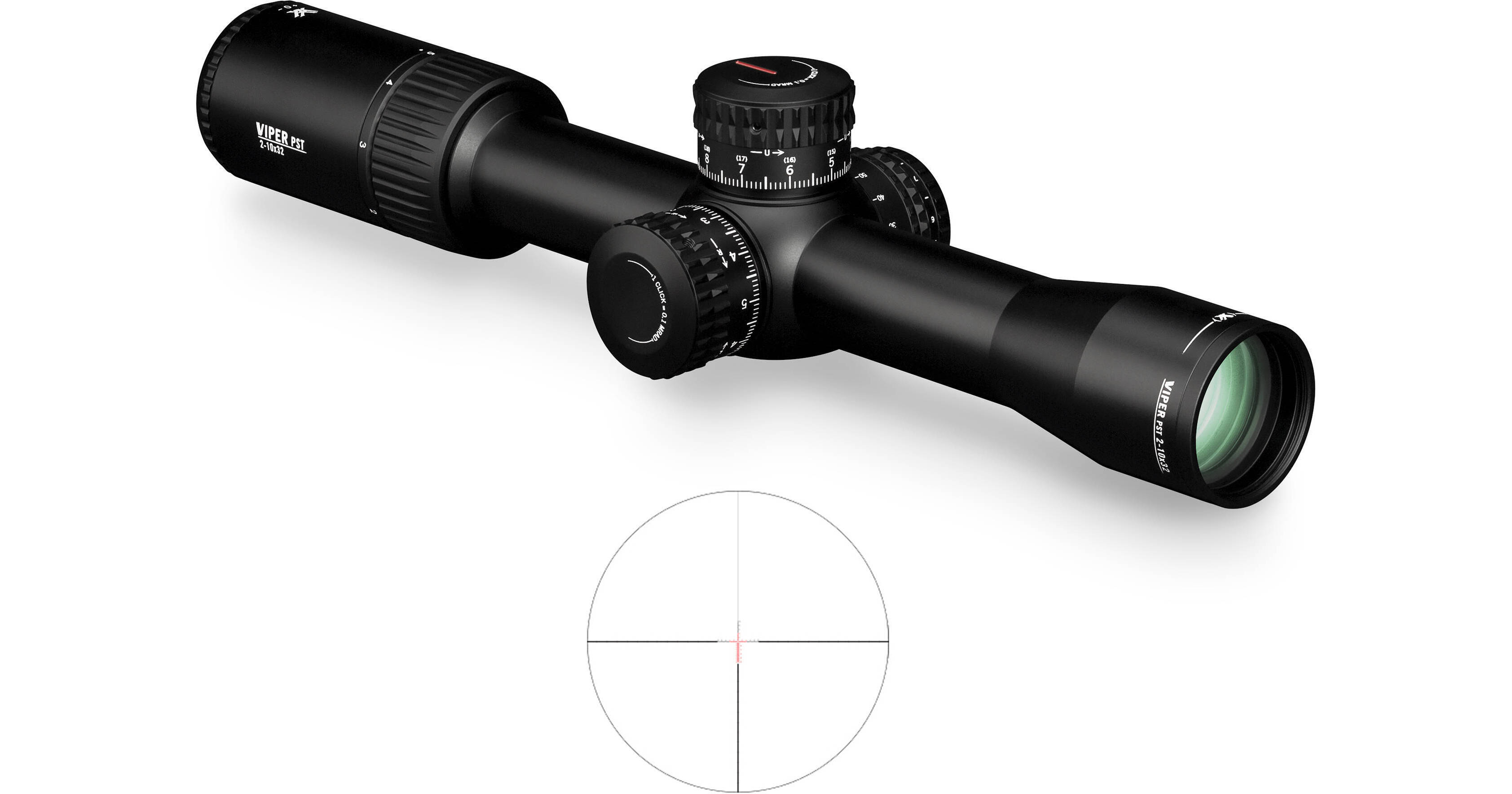 Vortex 2-10x32 Viper PST Gen II Riflescope PST-2105 B&H Photo