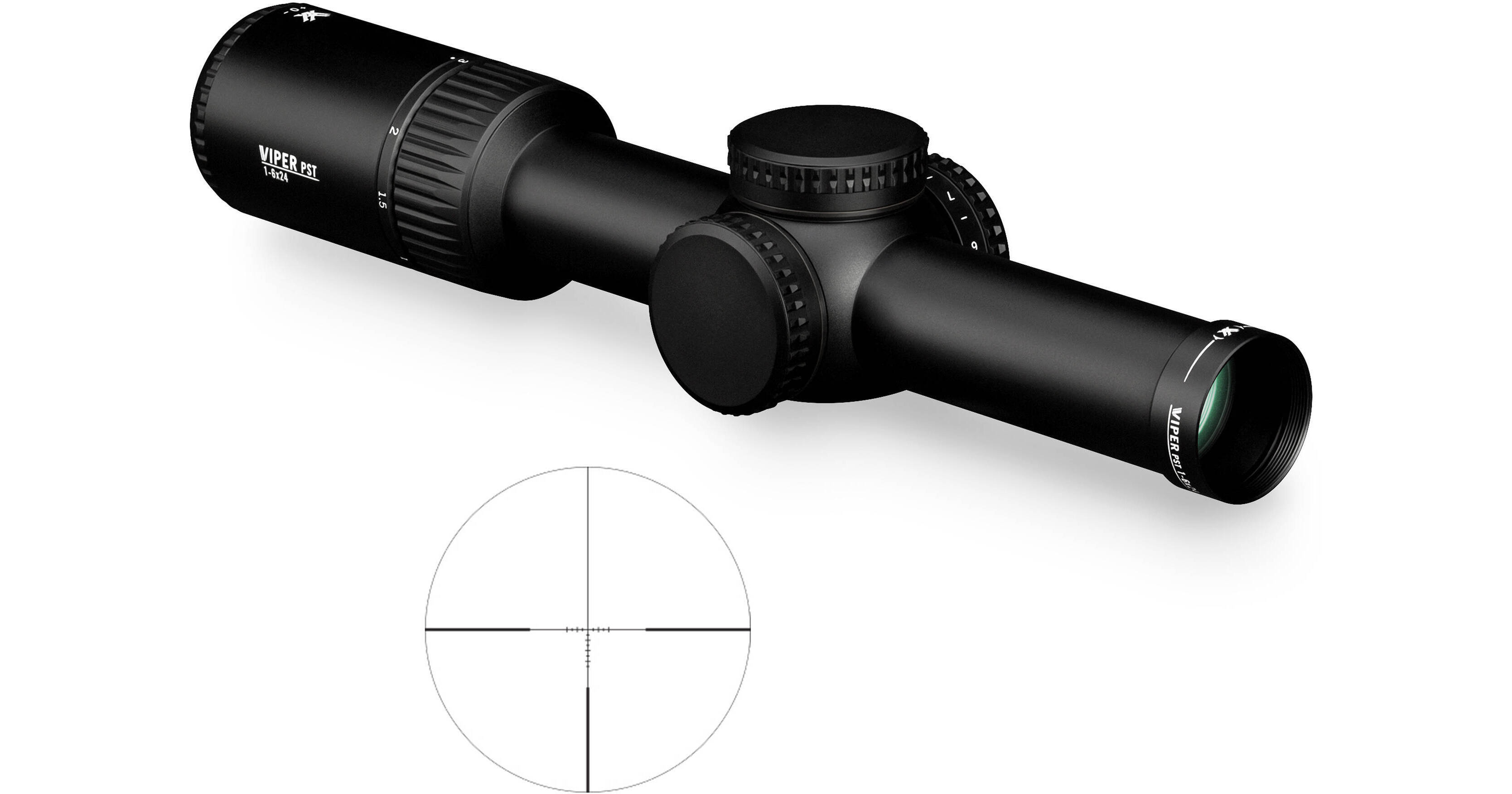 Vortex 1-6x24 Viper PST Gen II Riflescope PST-1607 B&H Photo