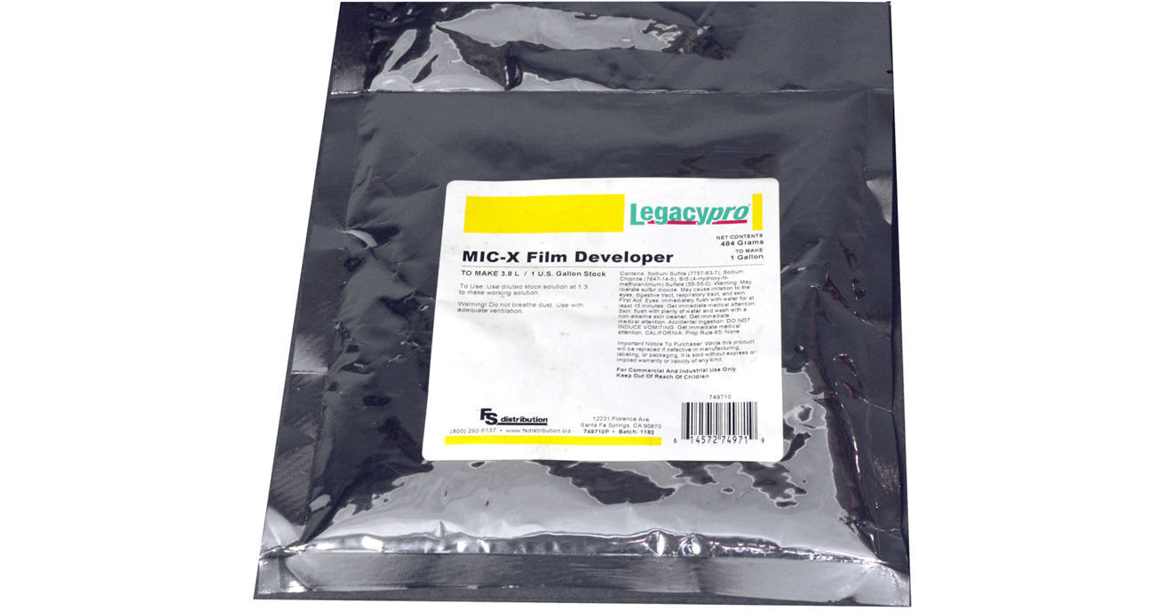 Legacy Pro Mic-X Film Developer (Makes 1 Gallon) 749710 B&H
