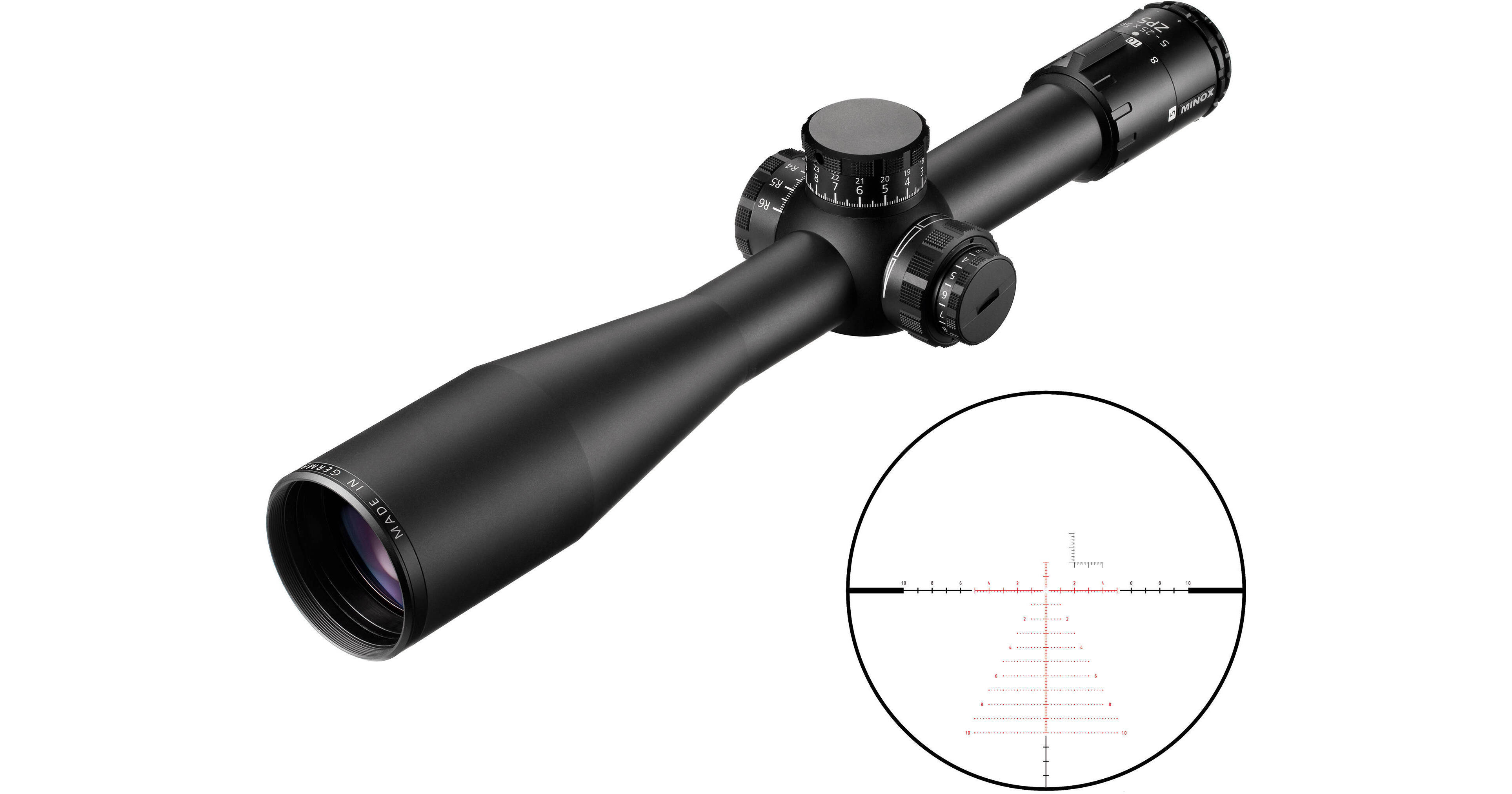 Minox 5-25x56 ZP5 TAC Riflescope 66602 B&H Photo Video