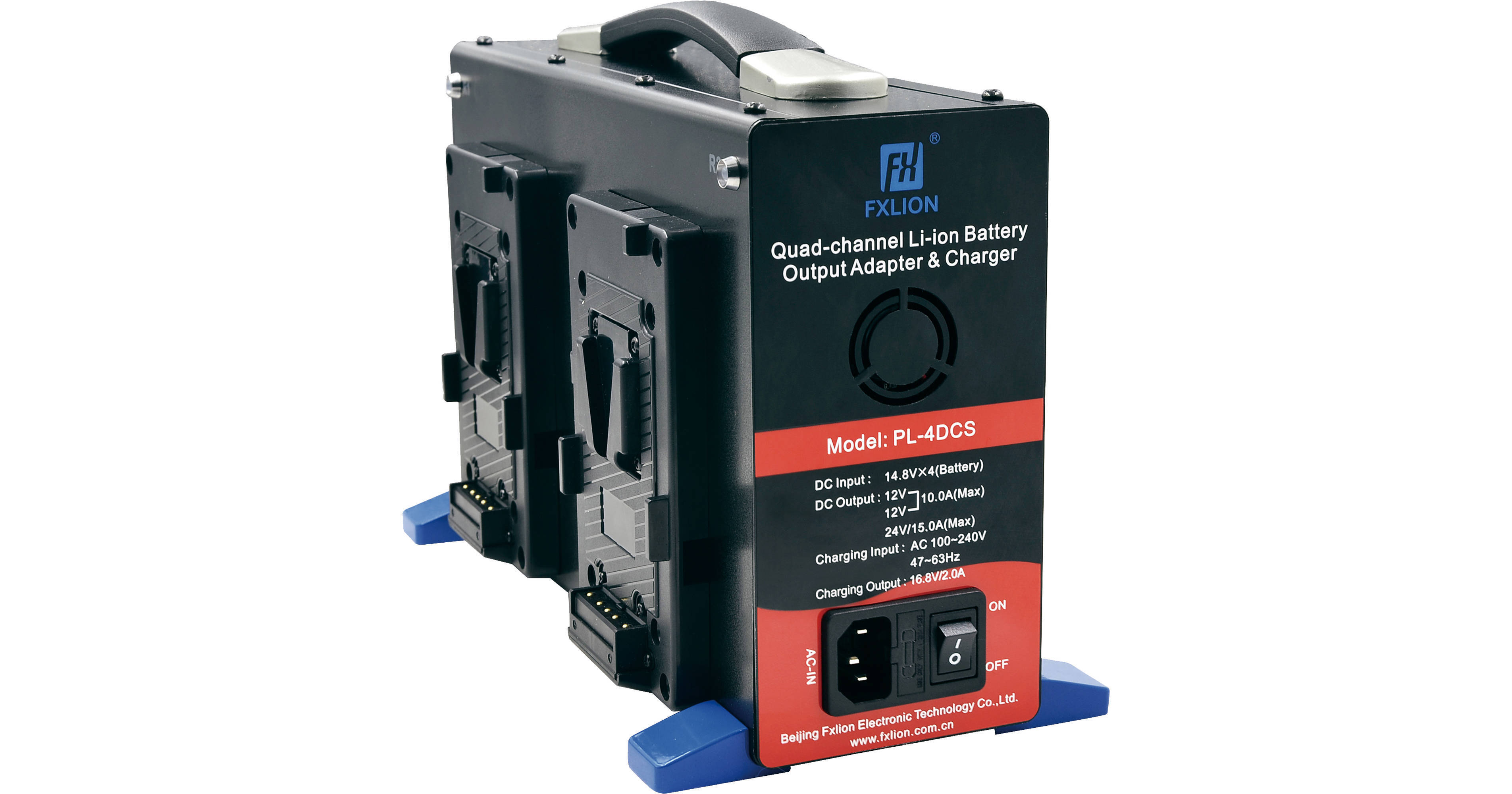 Fxlion V-Mount Adapter and Charger with 24V/15A Single / PL-4DCS