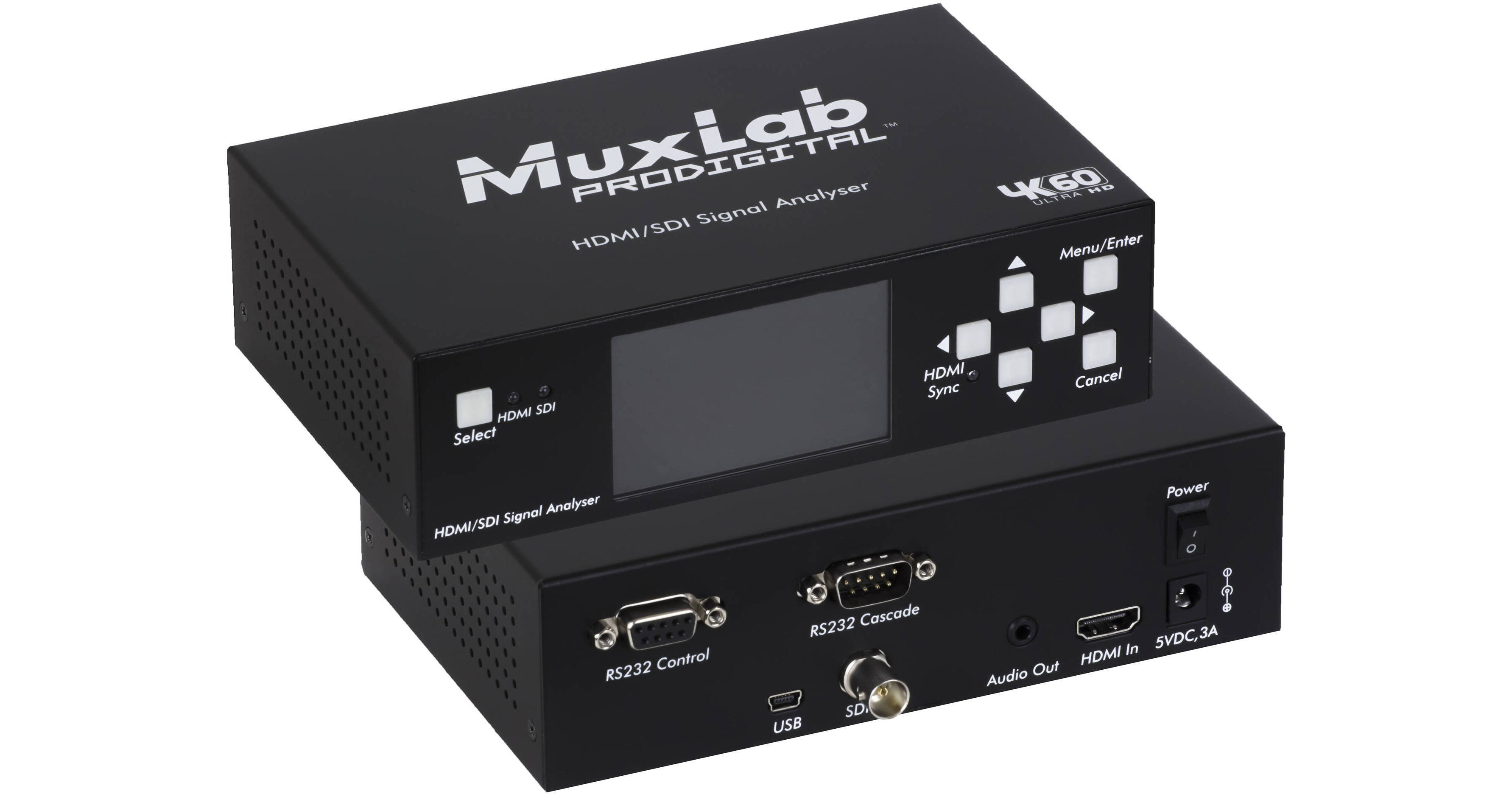 MuxLab HDMI 2.0/3G-SDI Signal Analyzer 500831 B&H Photo Video