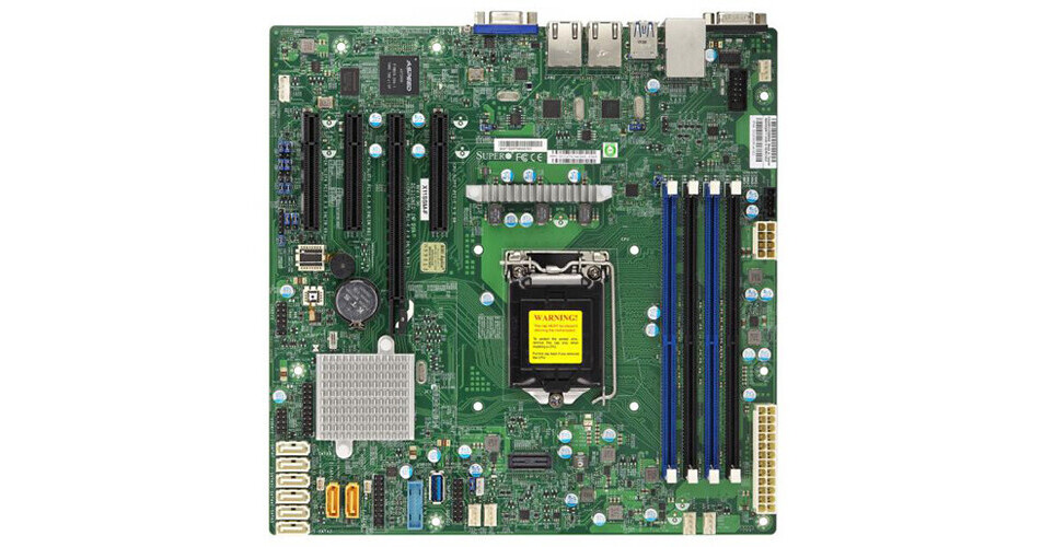 Supermicro X11SSM Motherboard with Intel C236 Chipset
