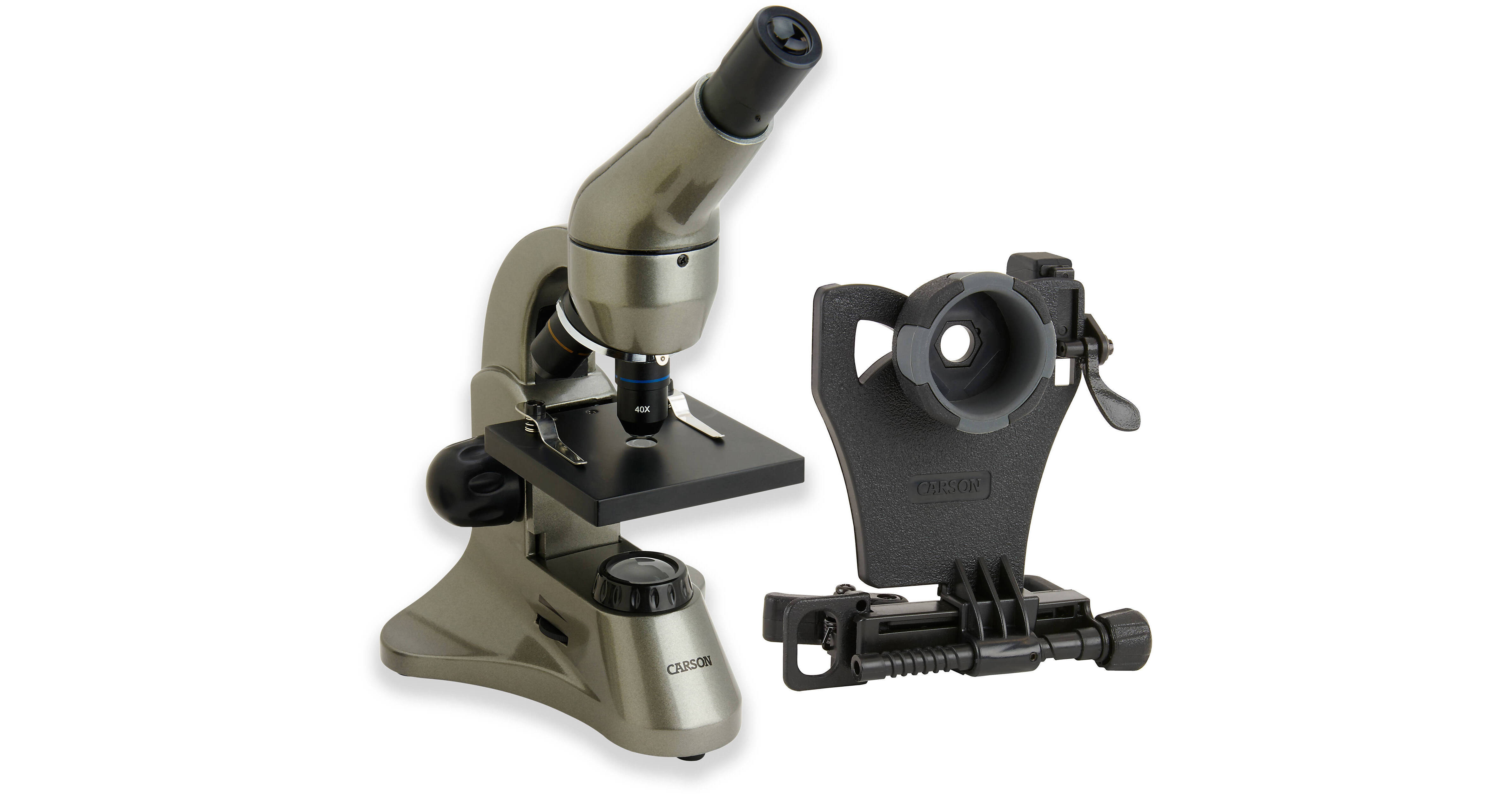 Carson MS-040 Biological Microscope & Universal Adapter MS-040SP
