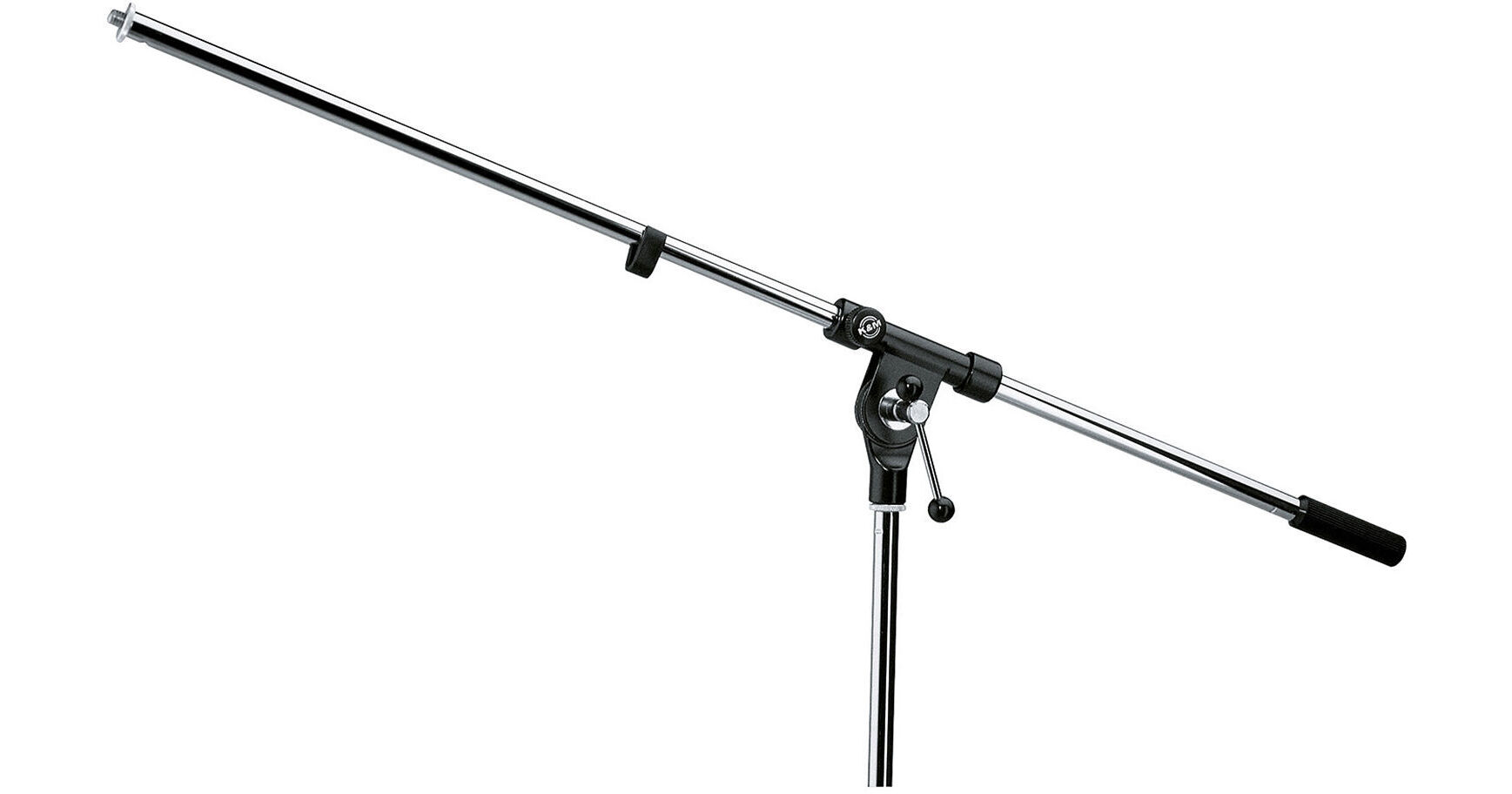 K&M 211 One-Piece Boom Arm with 3/8" Thread (Chrome)