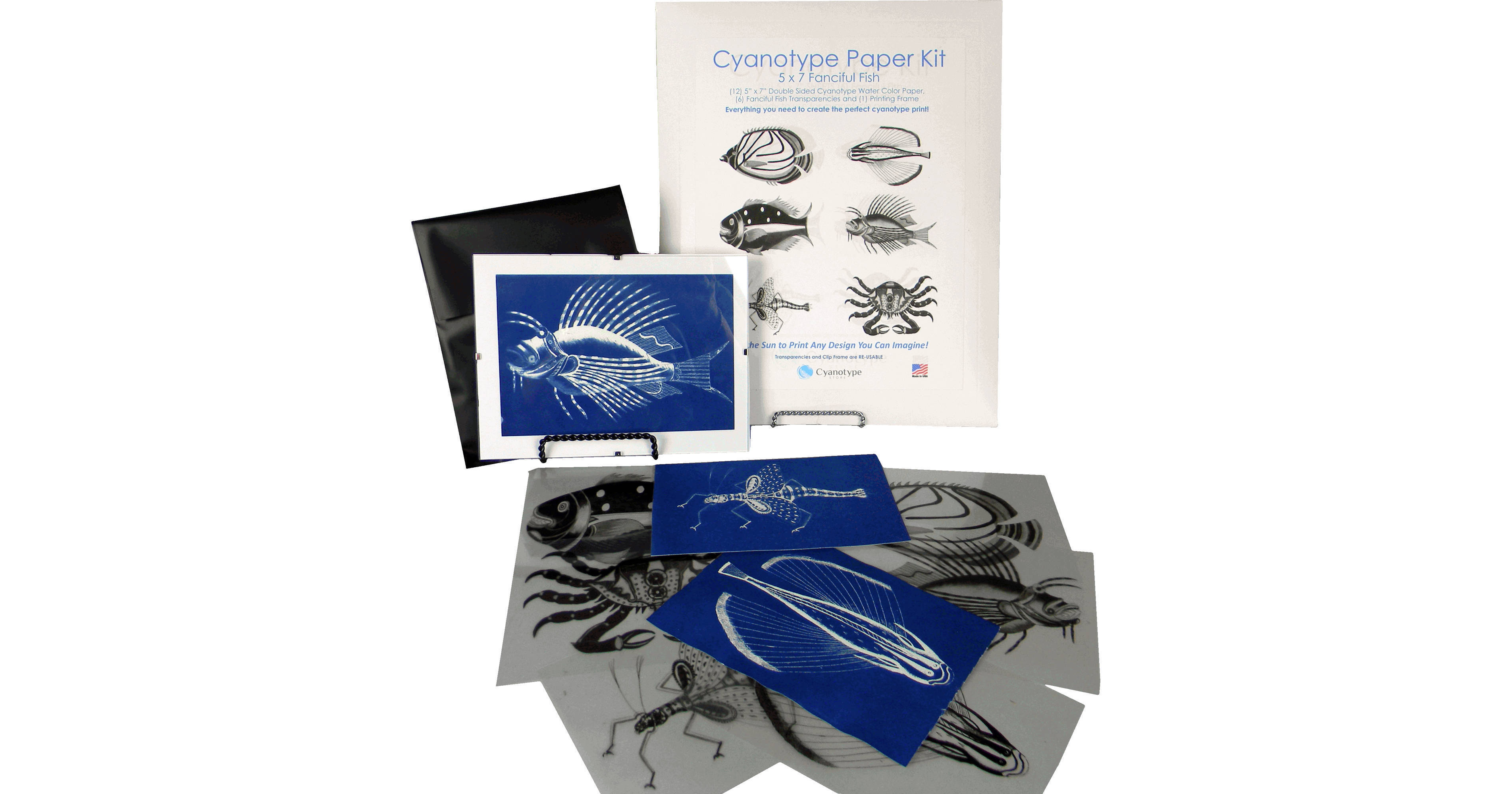 Cyanotype Store Cyanotype Paper & Fanciful Fish 16213 B&H Photo