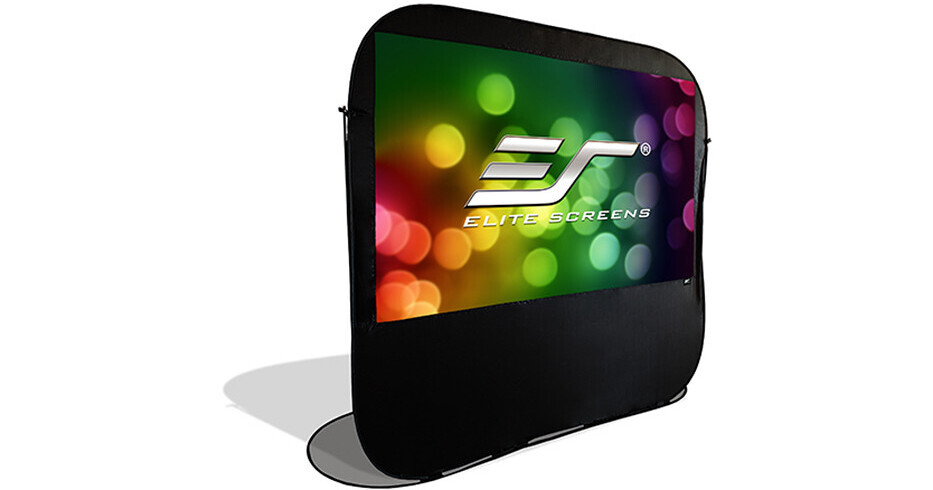 Elite Screens Indoor/Outdoor Portable Pop-Up Movie POP92H B&H