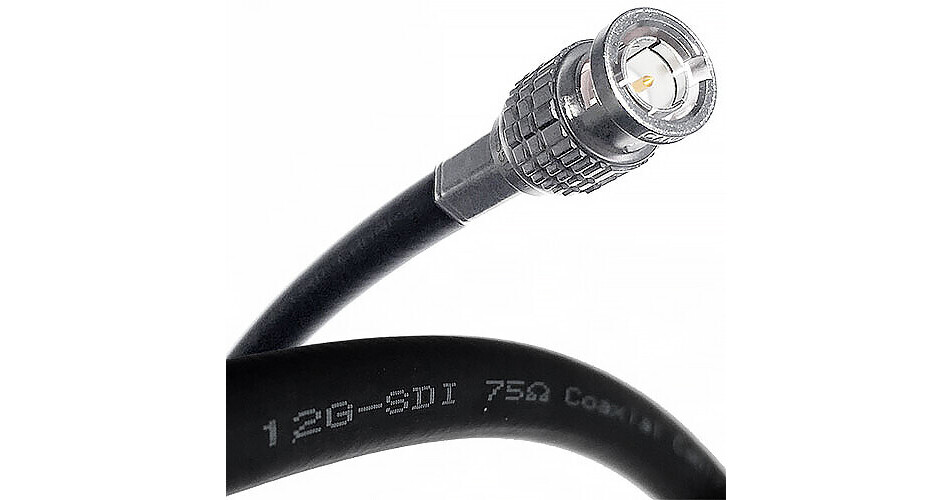 Canare 12G-SDI UHD 4K Single-Channel BNC Cable (3') CAL55CUHD003