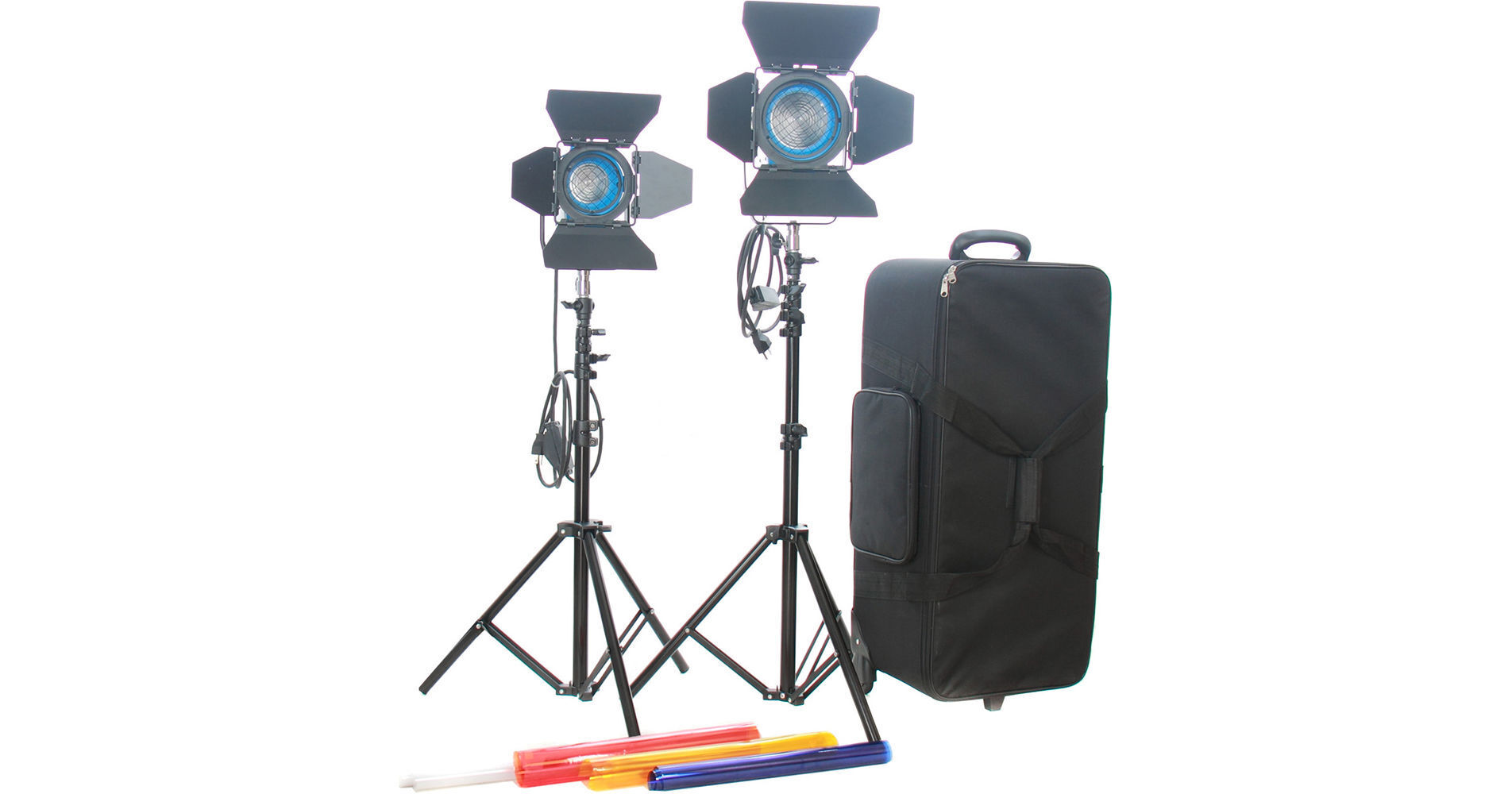 CAME-TV 2-Light Fresnel Tungsten Video Spot Light Kit J3600 B&H