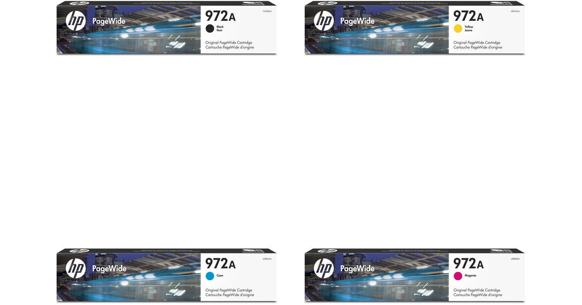 HP 972A Original PageWide 4-Cartridge Kit
