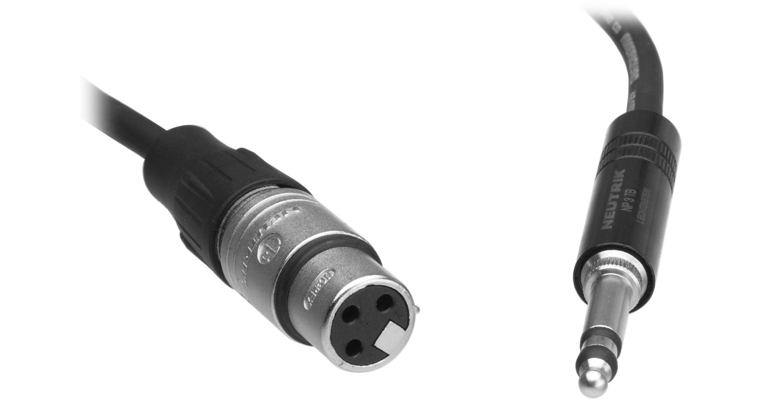 Pro Co Sound PJ Mil-Spec Stereo 1/4" Male to XLR Female PJXF-2